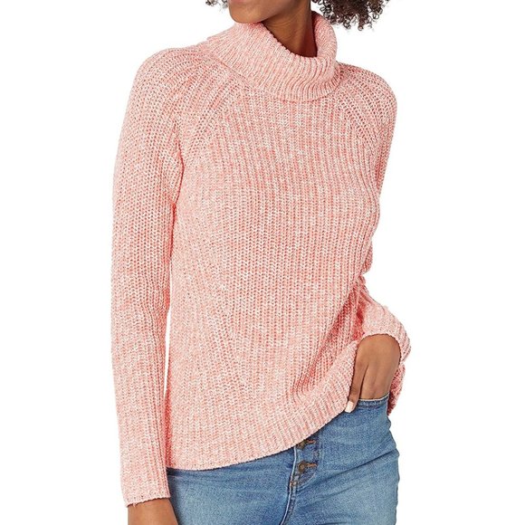 Goodthreads | Sweaters | Womens Peach Heather Relaxedfit Cotton Shaker ...